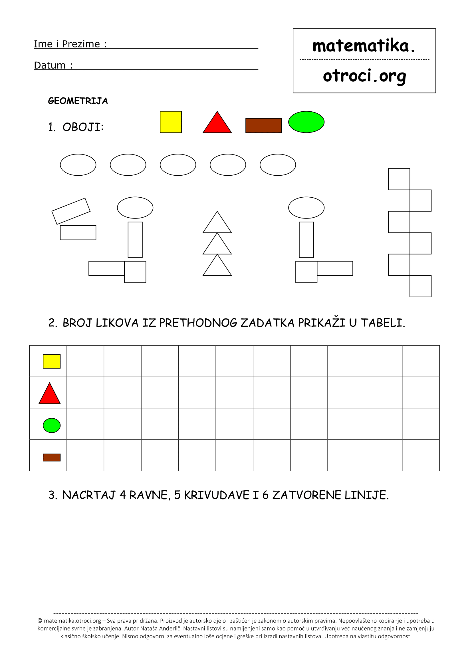 2. Razred - matematika