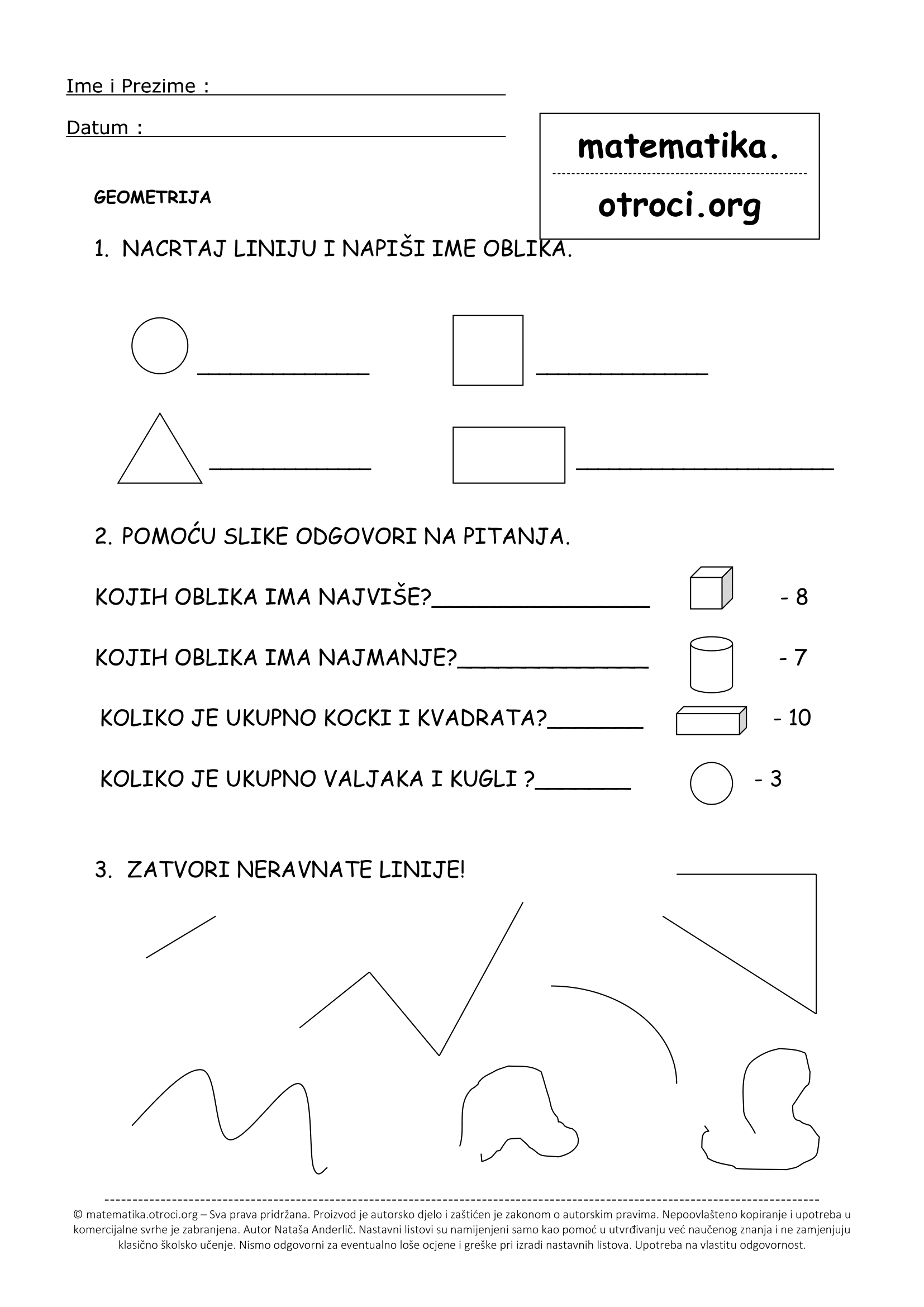 2.R. Geometrija - matematika