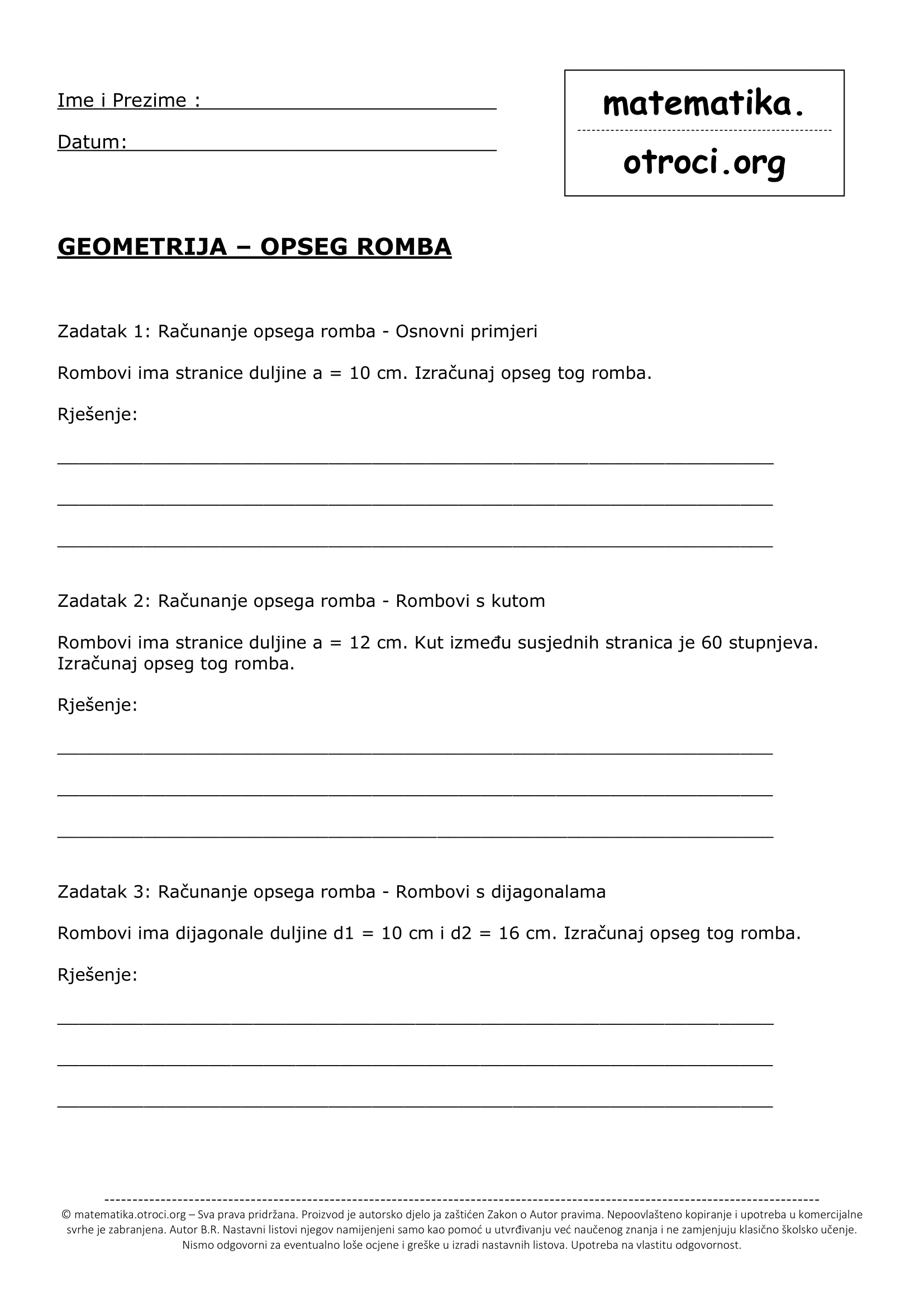 8. Razred - matematika